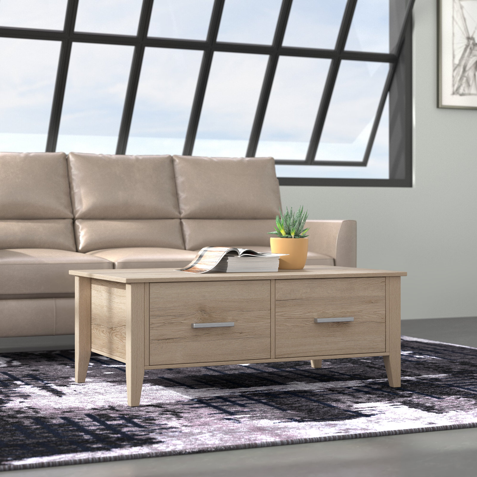 The Twillery Co. Ravenden Coffee Table with Storage & Reviews - Wayfair ...