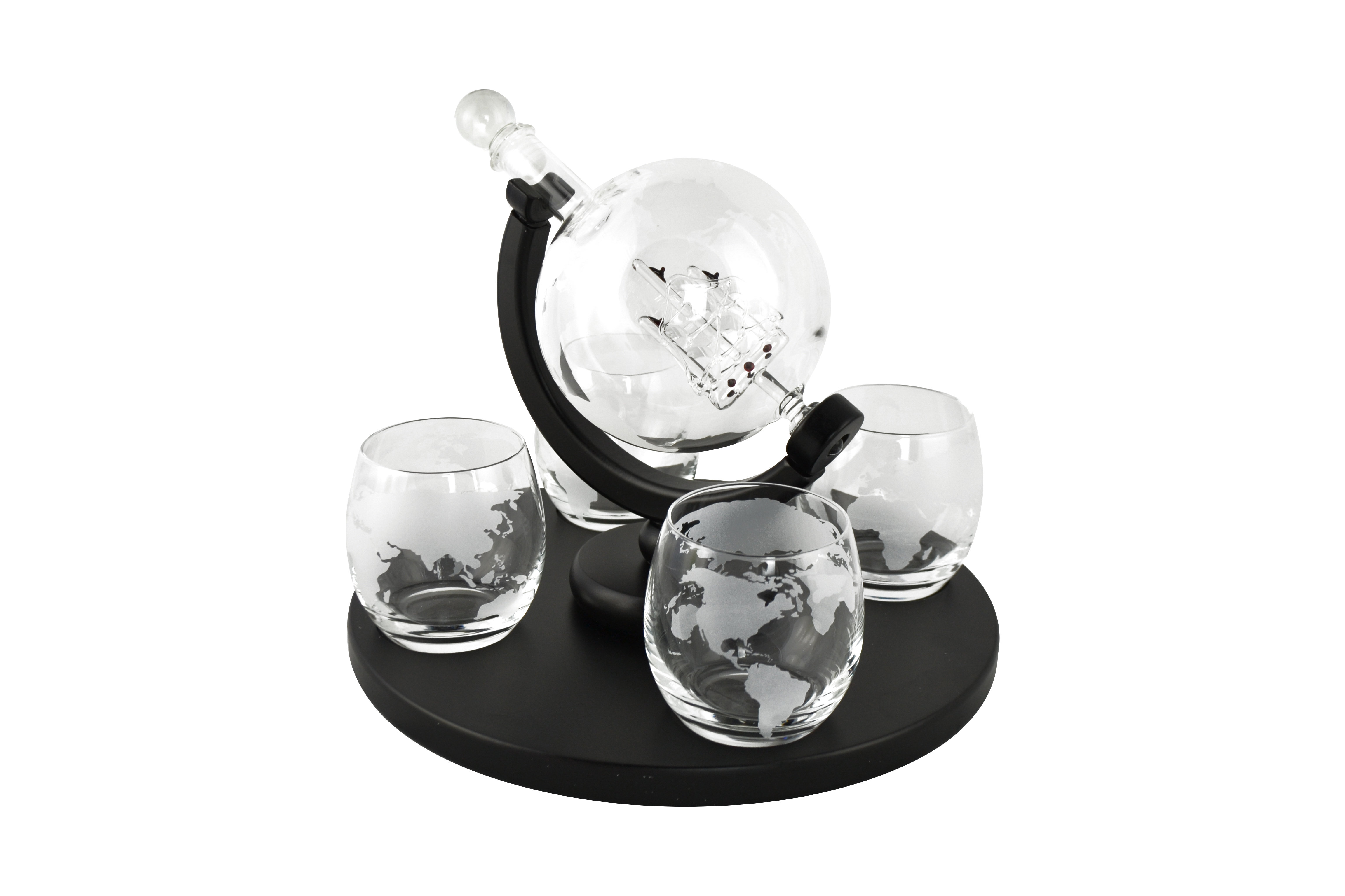 Three Star Glass Flask Set | Wayfair