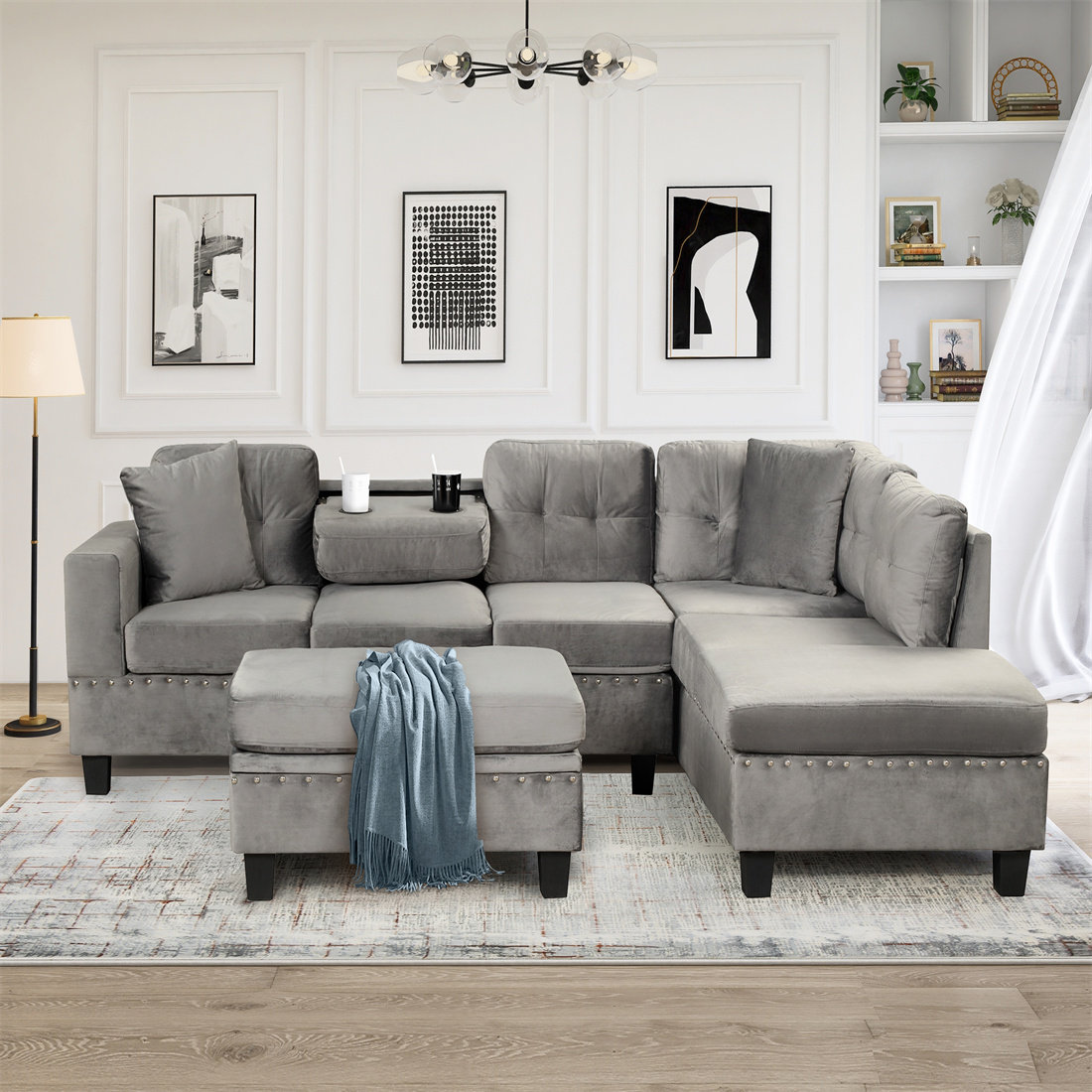 Latitude Run® Dashan 3 - Piece Upholstered Sectional - Wayfair Canada