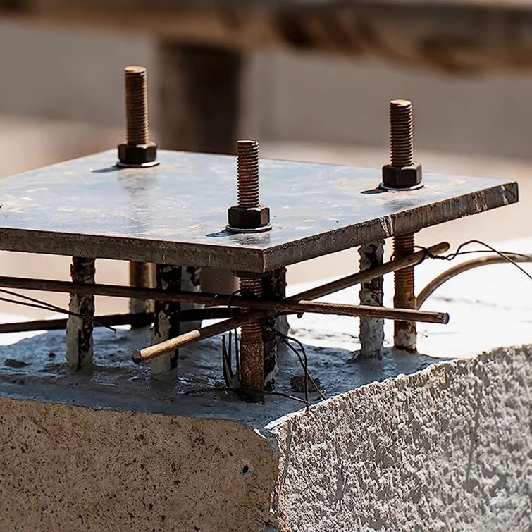 Sidco Supply Plaque de base métallique soudée en acier au carbone A36 ...