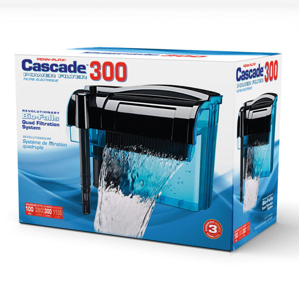 Tucker Murphy Pet™ Chene Cascade 300 Power Hang-On Aquarium Filter ...