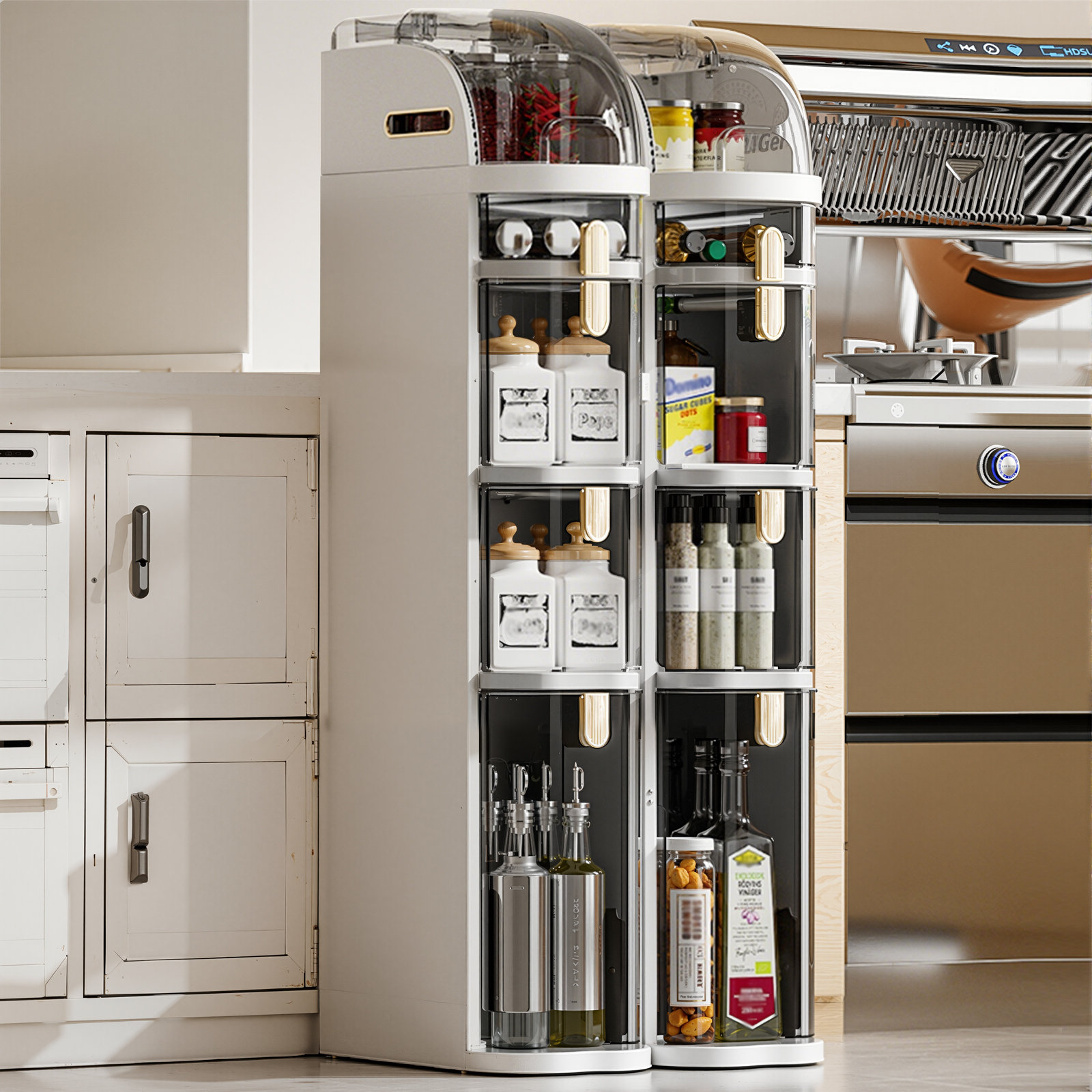 Ebern Designs Plastic 18Cm Narrow Size Gap Storage Cabinet Drawer Type ...