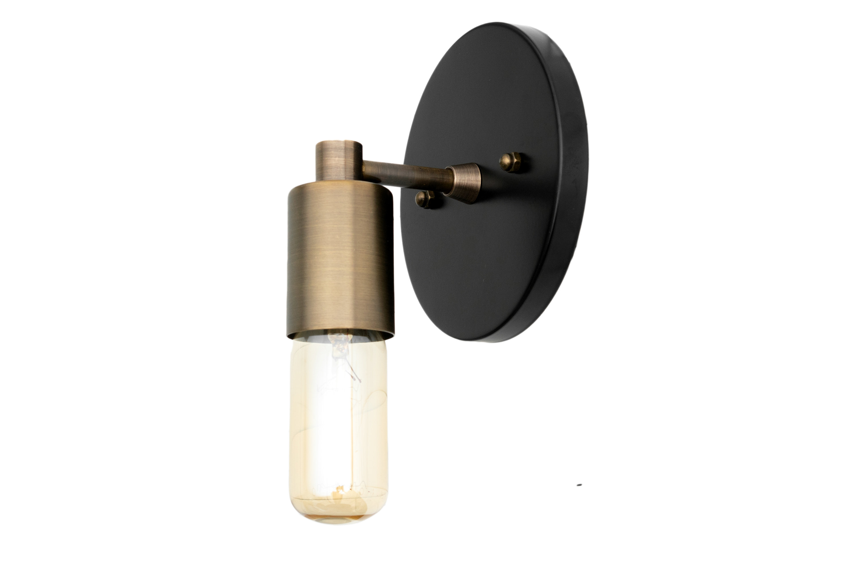 17 Stories Minimalist Industrial Edison Bulb Sconce | Wayfair