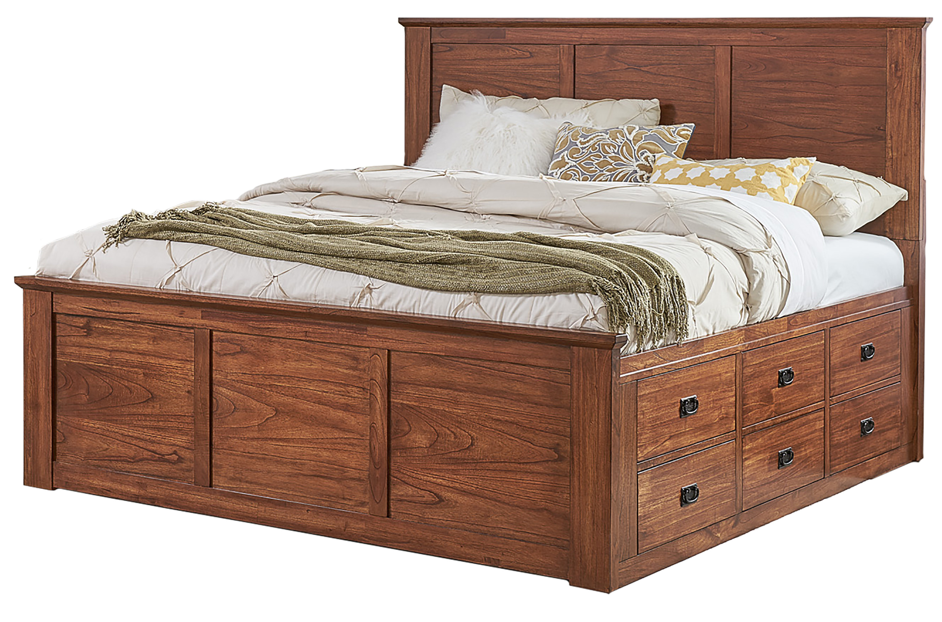 Loon Peak® Jacklin Solid Wood Storage Platform Bed & Reviews | Wayfair