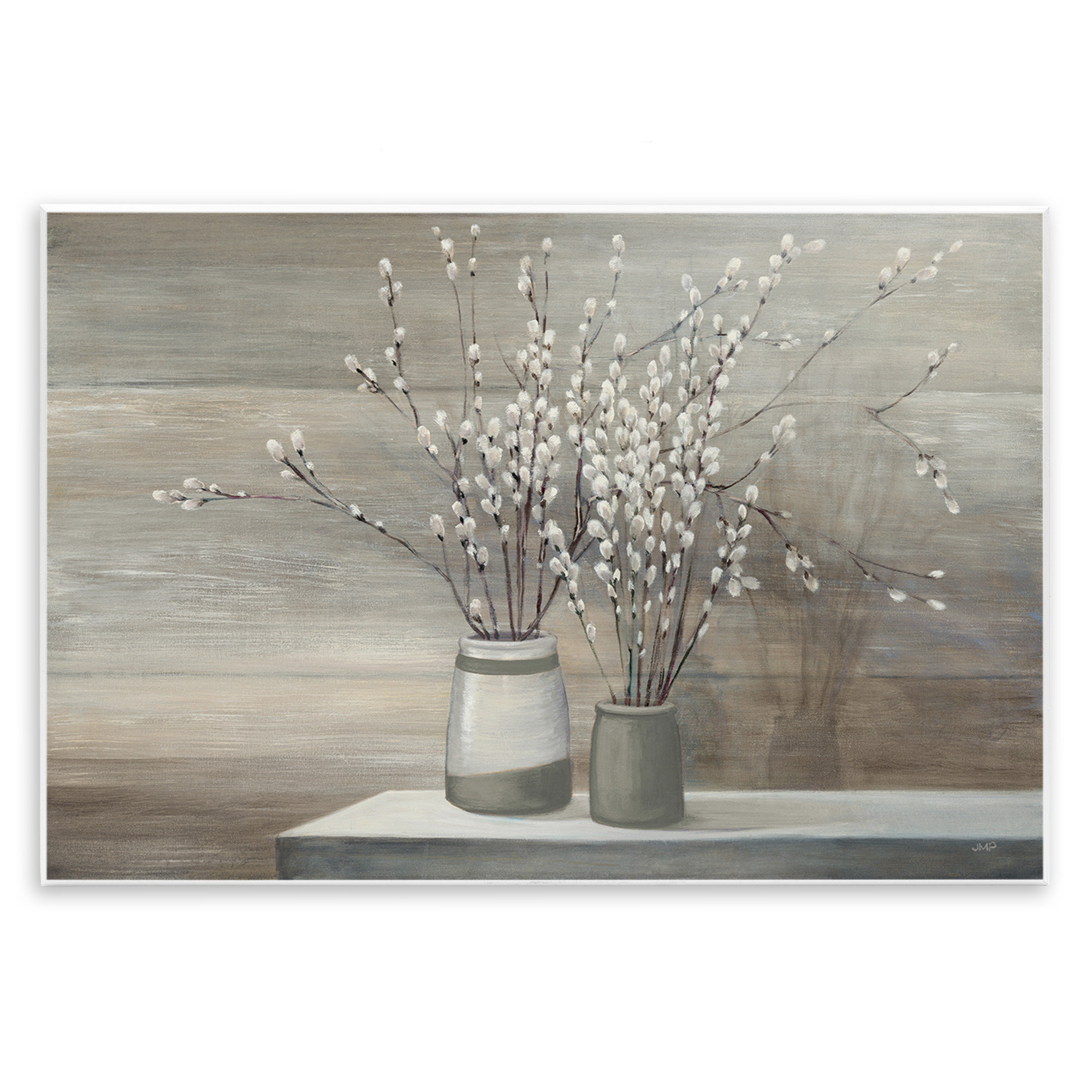 Lark Manor™ Pussy Willow Still Life - Painting on Wood & Reviews | Wayfair