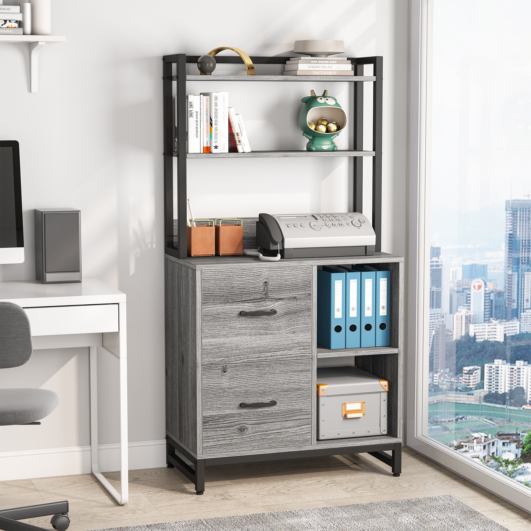 17 Stories Latika 2-Drawer Vertical Filing Cabinet & Reviews - Wayfair ...