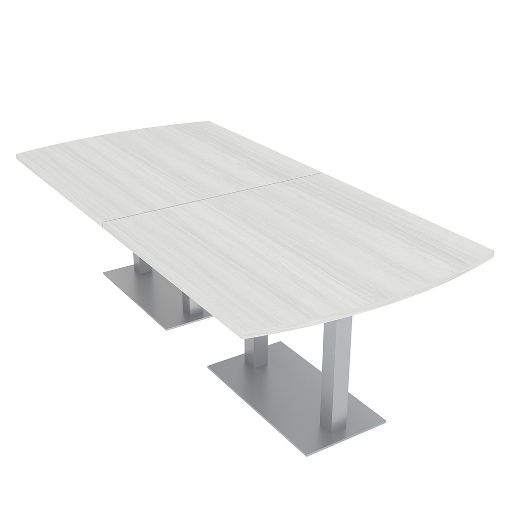 Skutchi Designs, Inc. 10 Person Modular Arc Rectangle Conference Table ...