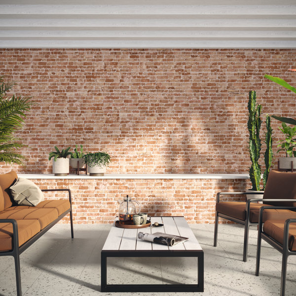 Merola Tile Manhattan 12" x 21" Porcelain Brick Look Wall Tile | Wayfair