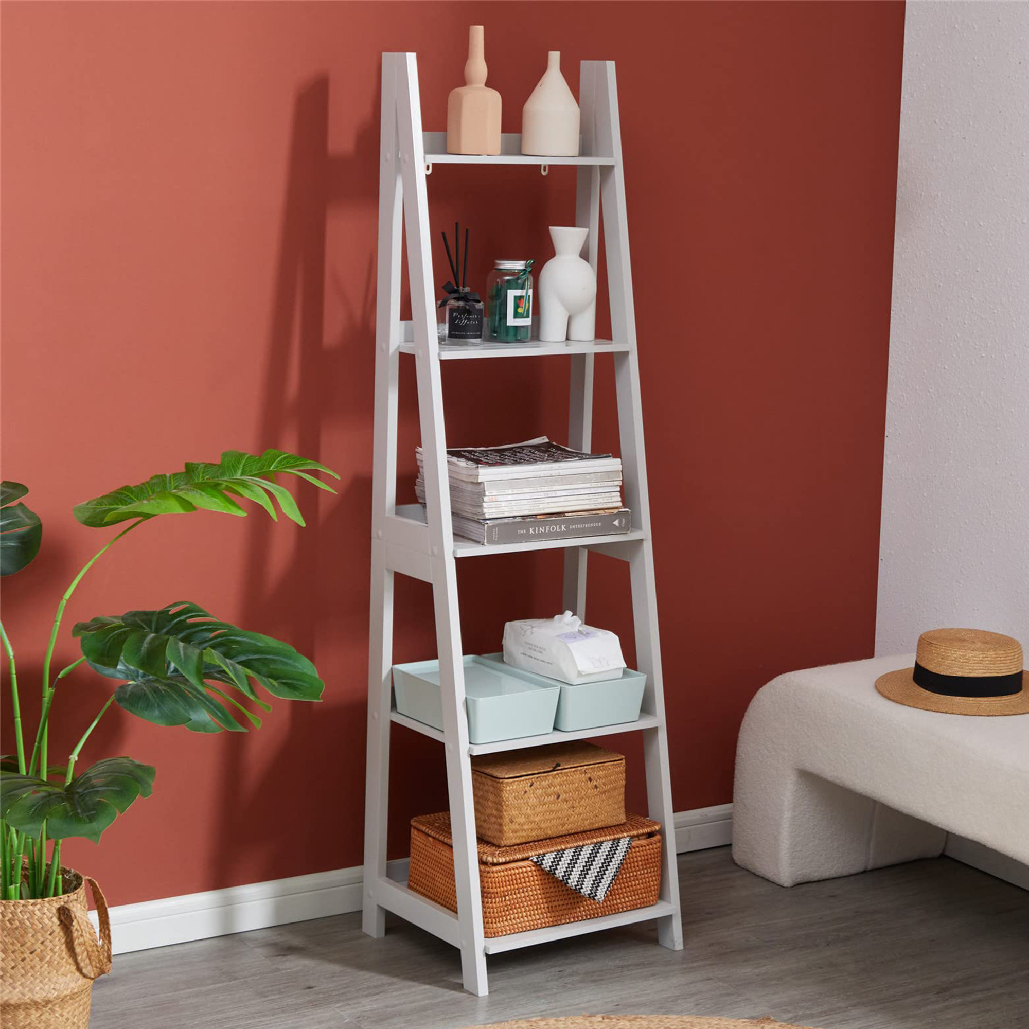 Ophelia & Co. 5-layer freestanding storage rack | Wayfair