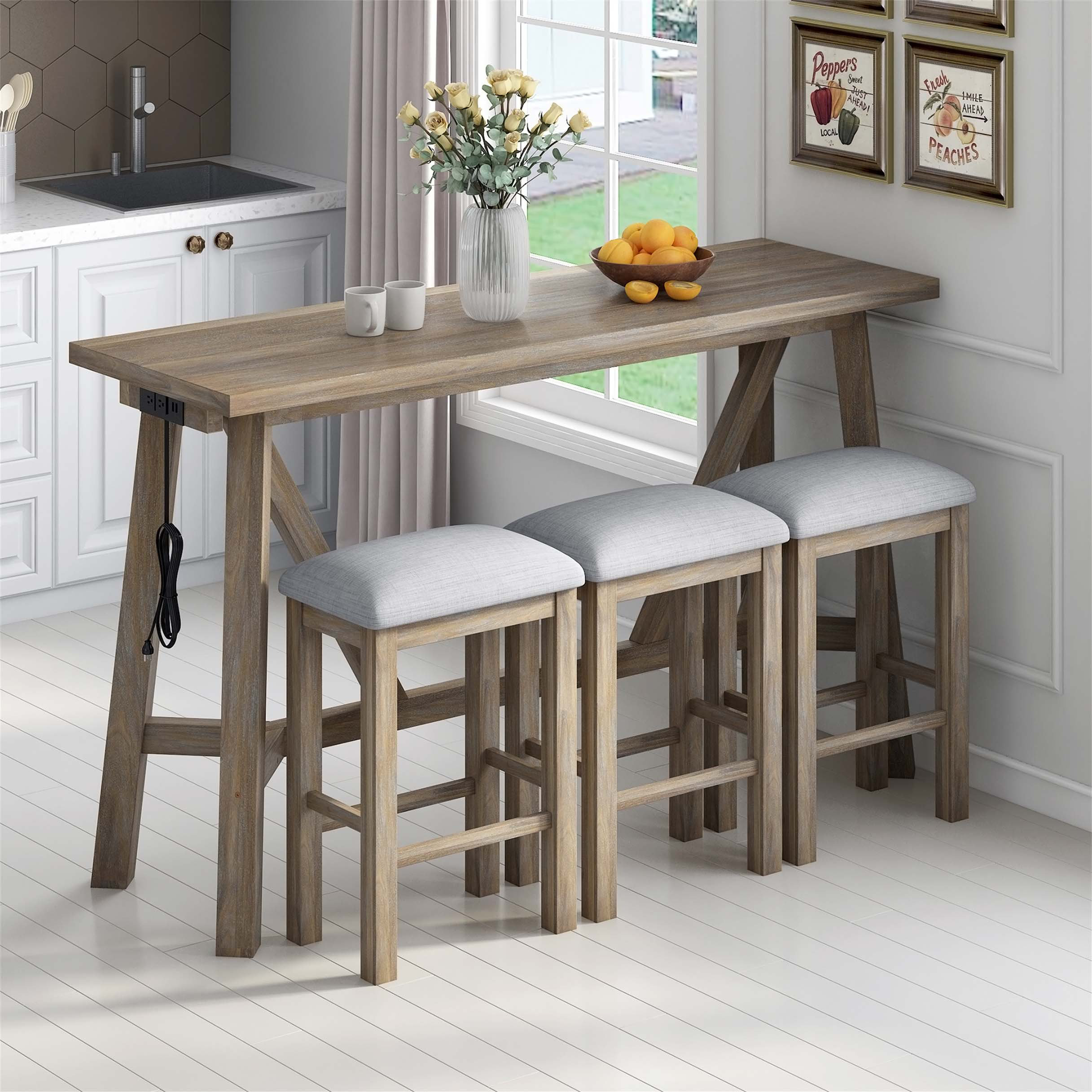 Gracie Oaks Artilus 4 - Piece Dining Set | Wayfair