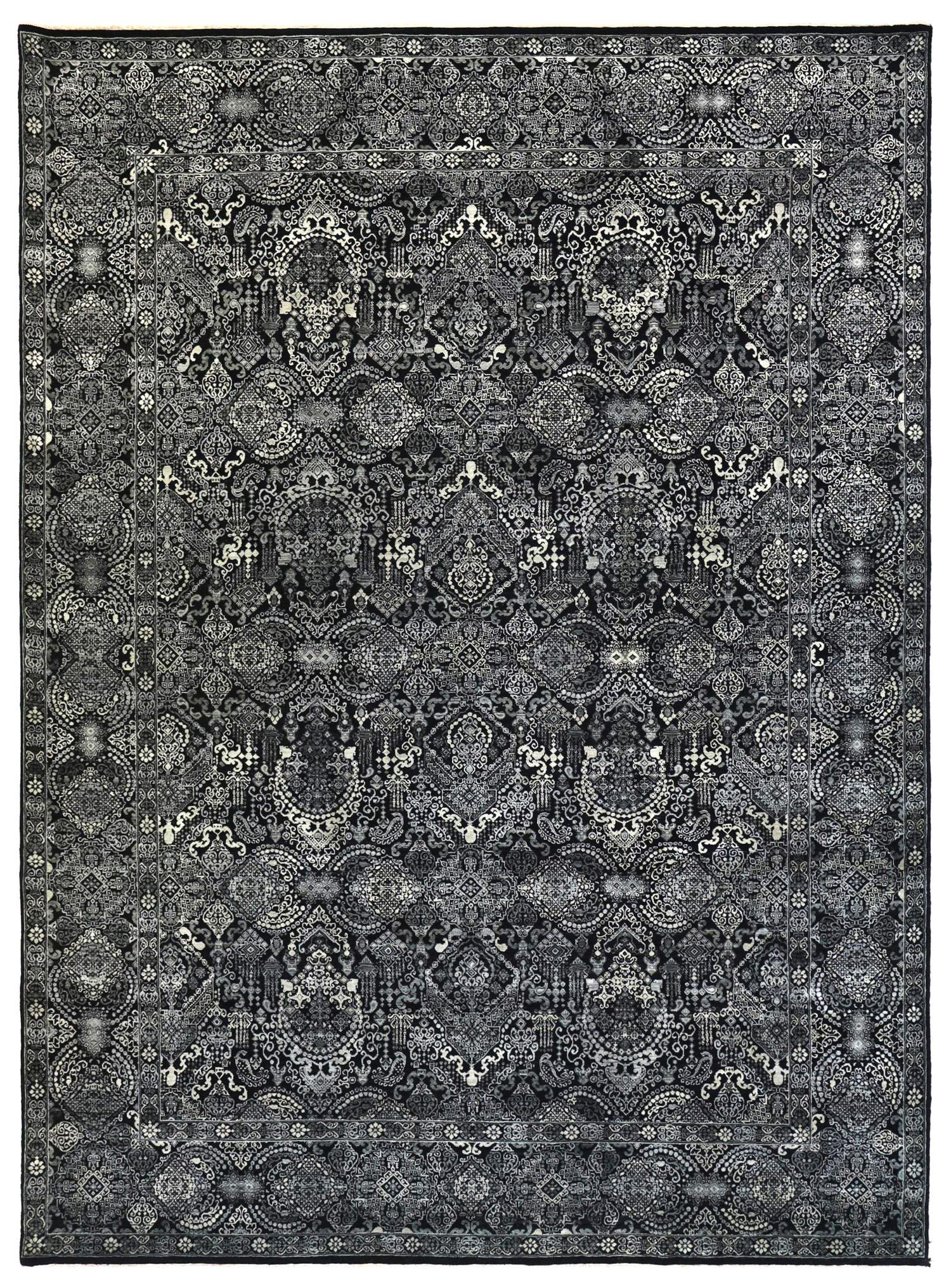 Landry & Arcari Rugs and Carpeting New Indian Shawl Wool And Silk On ...