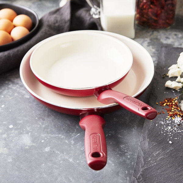 GreenPan Rio Healthy Ceramic Nonstick 8" and 10" Frying Pan Set ...