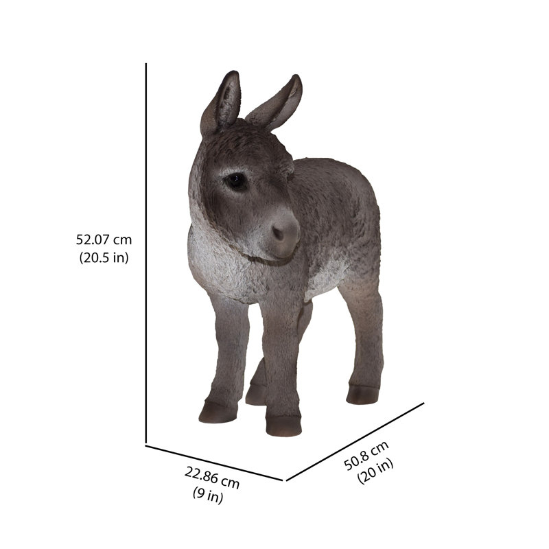 Hi-Line Gift Ltd. Standing Donkey Statue & Reviews - Wayfair Canada