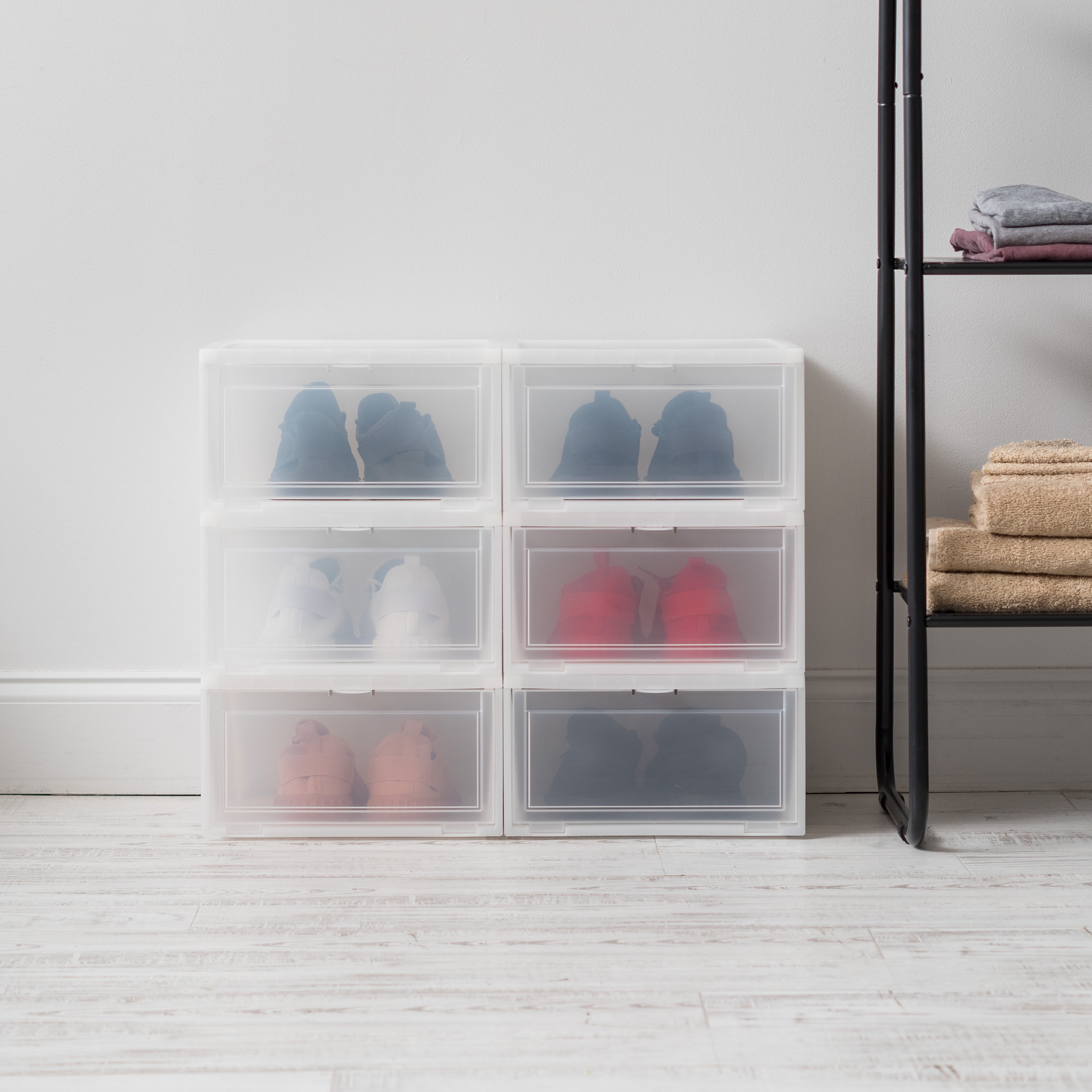 IRIS USA, Inc. Stackable Shoe Storage Box | Wayfair