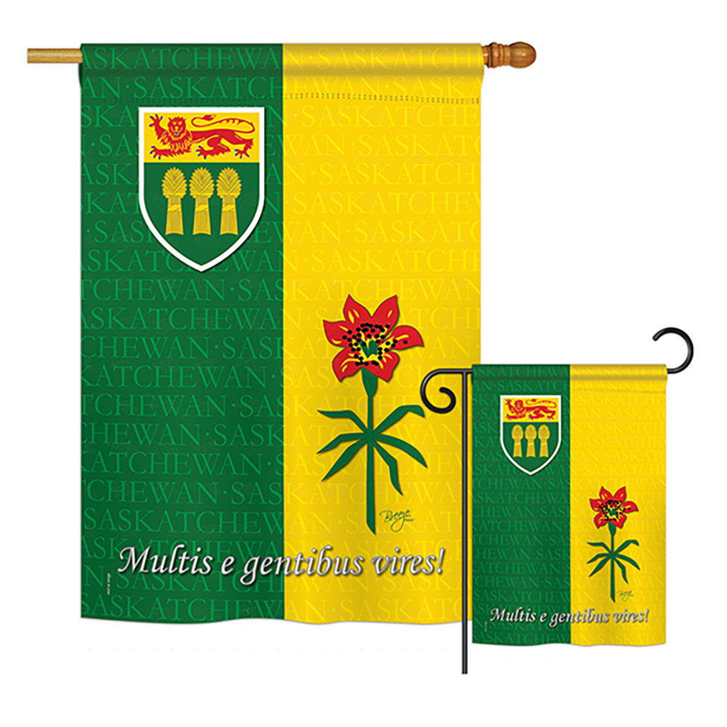 Breeze Decor 2 Piece Saskatchewan of the World Canada Provinces ...