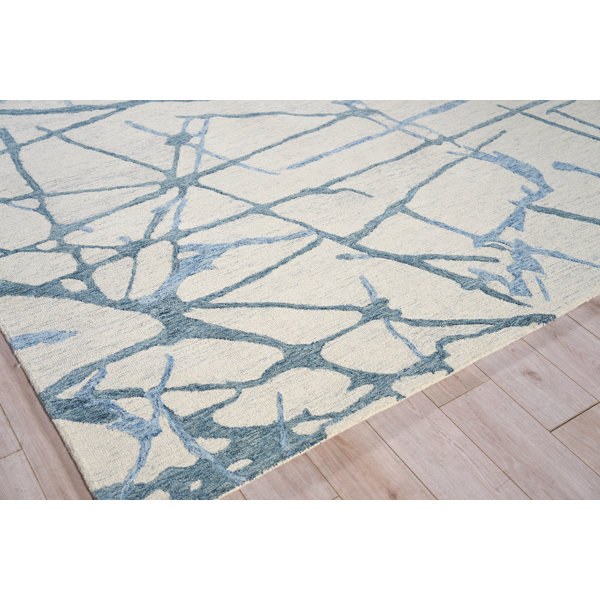 Exquisite Rugs Mystic Hand Tufted Wool Abstract Rug | Wayfair