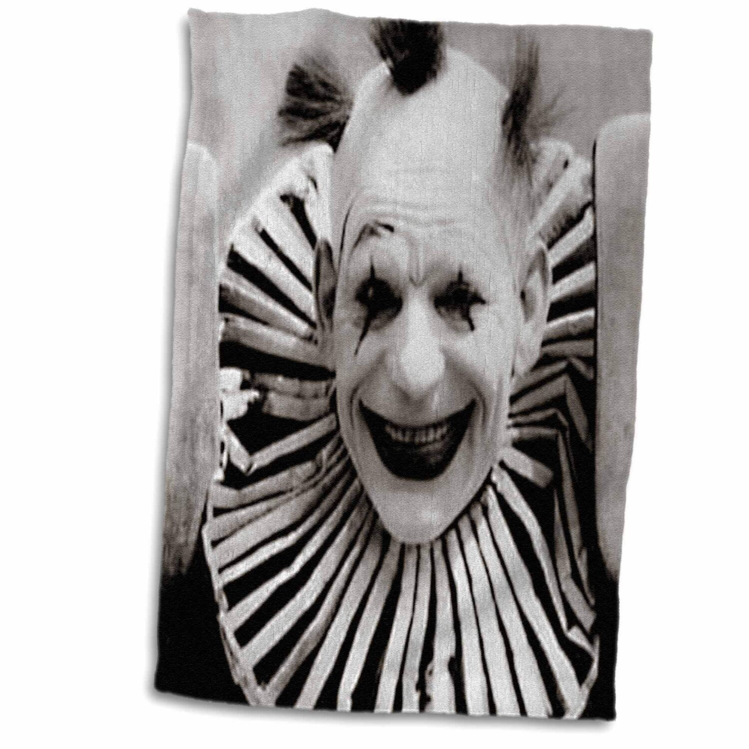 East Urban Home Vintage Creepy Clown Lantern Slide Towel | Wayfair