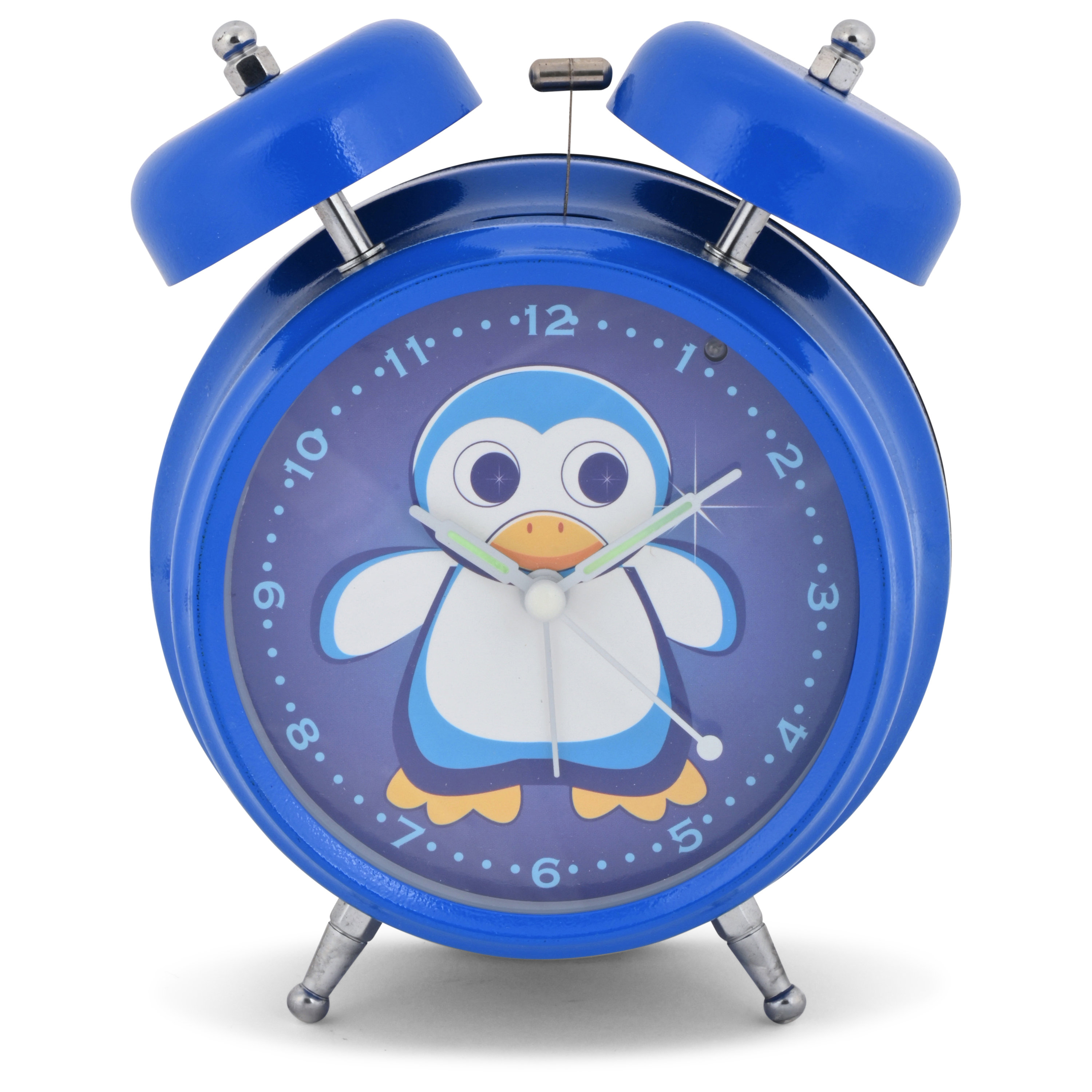Trinx Penguin Blue Dial Alarm Clock | Wayfair