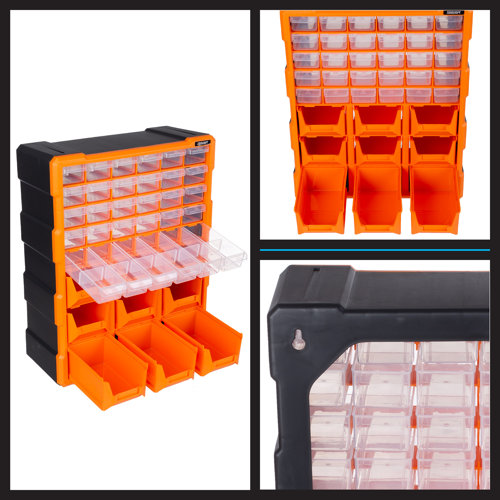 Stalwart Storage Drawers - Screw Organizer, Craft Cabinet -Garage ...