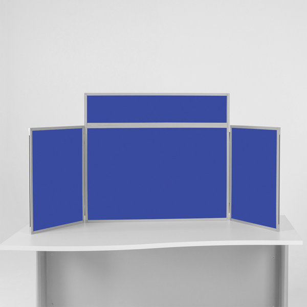 Symple Stuff Free-Standing Reversible Bulletin Board 80cm H x 180cm W ...