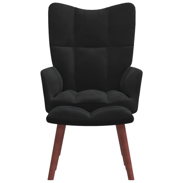 George Oliver Khody Upholstered Armchair with Ottoman | Wayfair