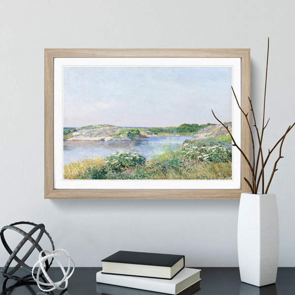 East Urban Home The Little Pond by Childe Hassam - Picture Frame ...