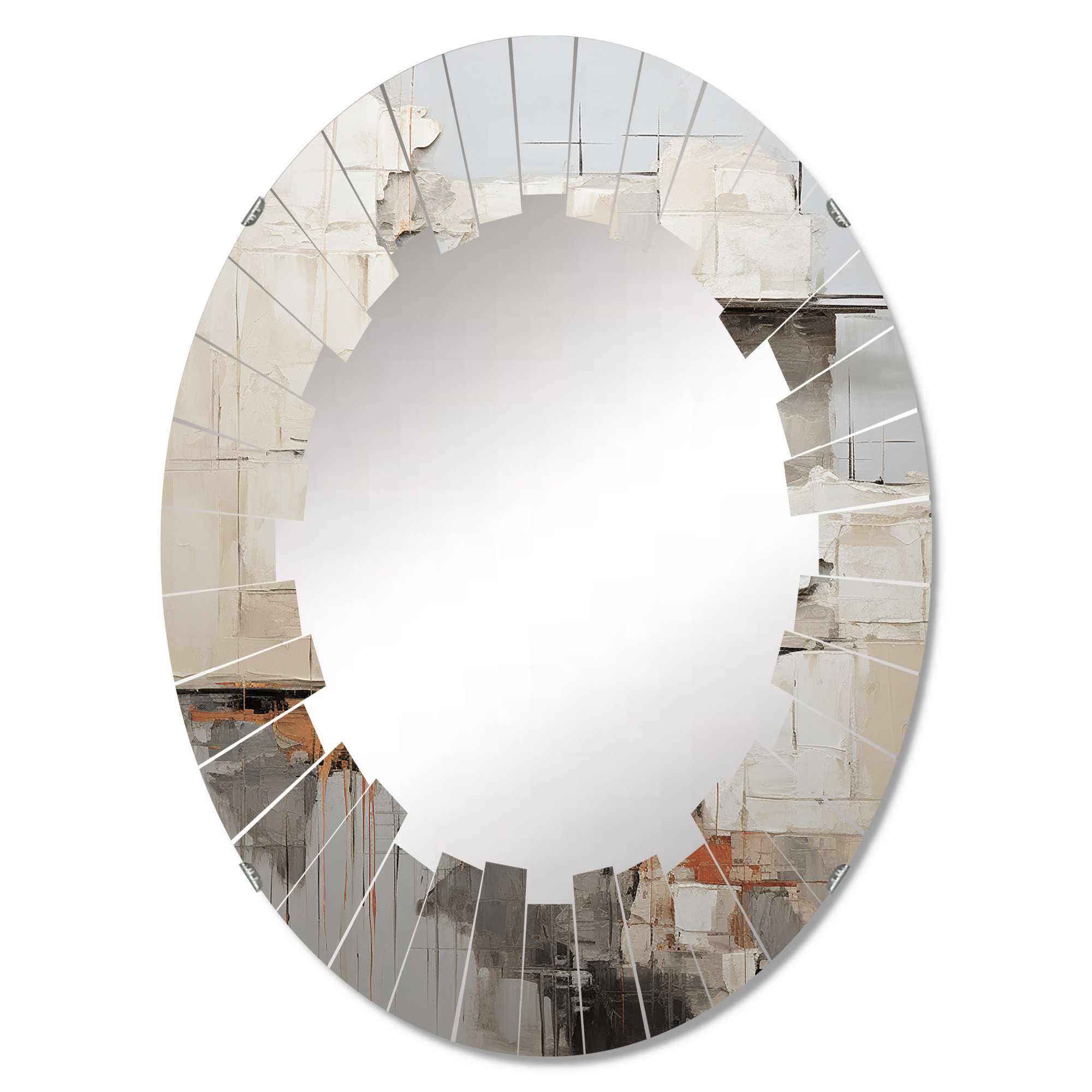 East Urban Home Arava - Modern Wall Mirror Oval | Wayfair