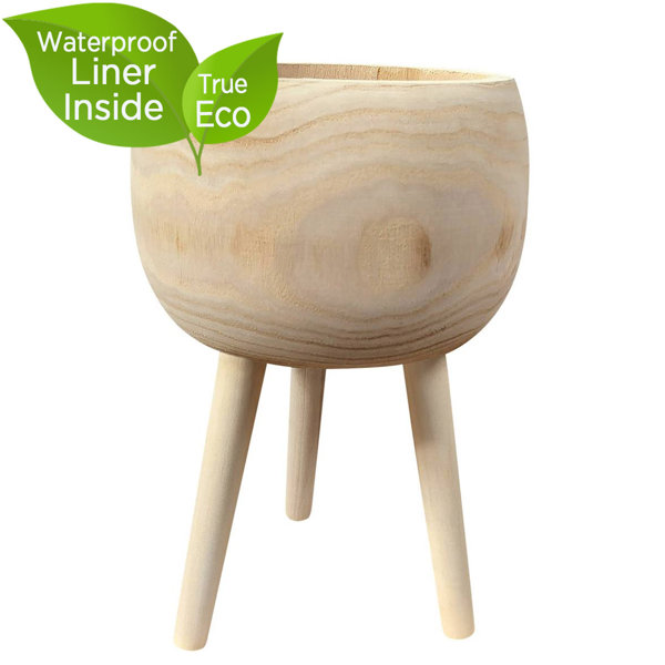 HORTICO Wood Indoor Plant Pot | Wayfair.co.uk