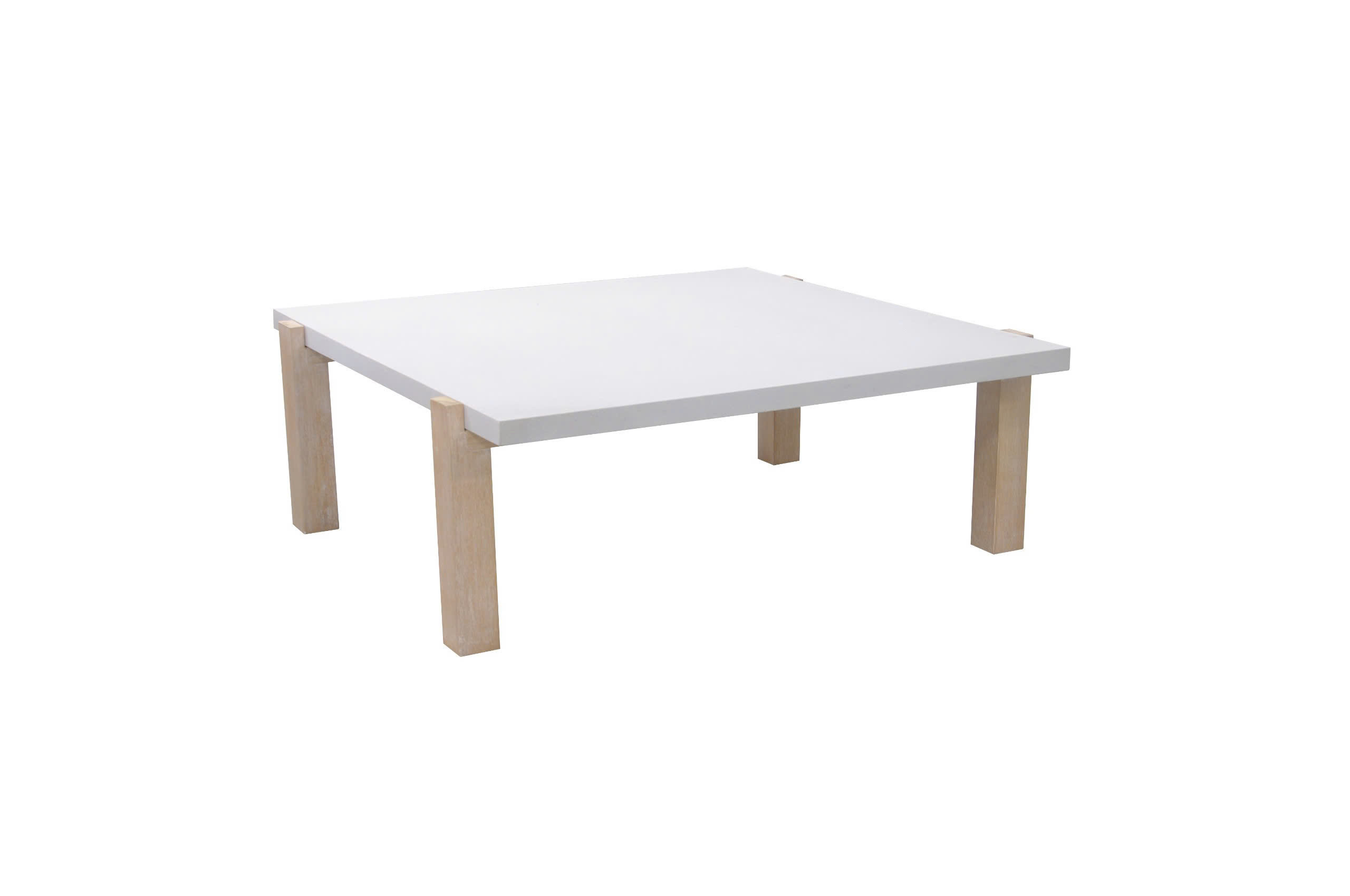 Birch Lane™ Posey Antique Wash & Ivory Composite Coffee Table | Birch Lane