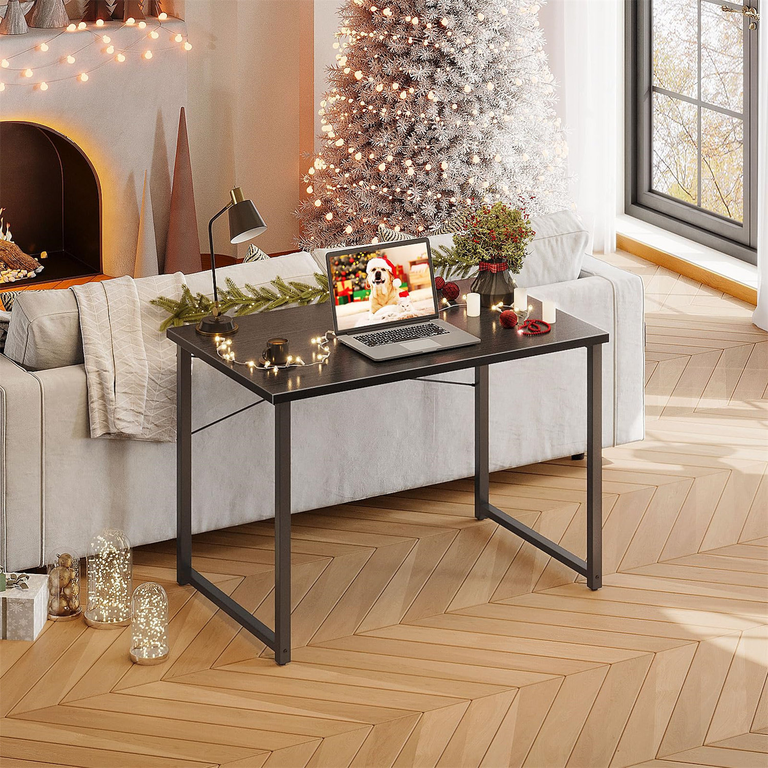 Inbox Zero Markeida Rectangle Writing Desk | Wayfair