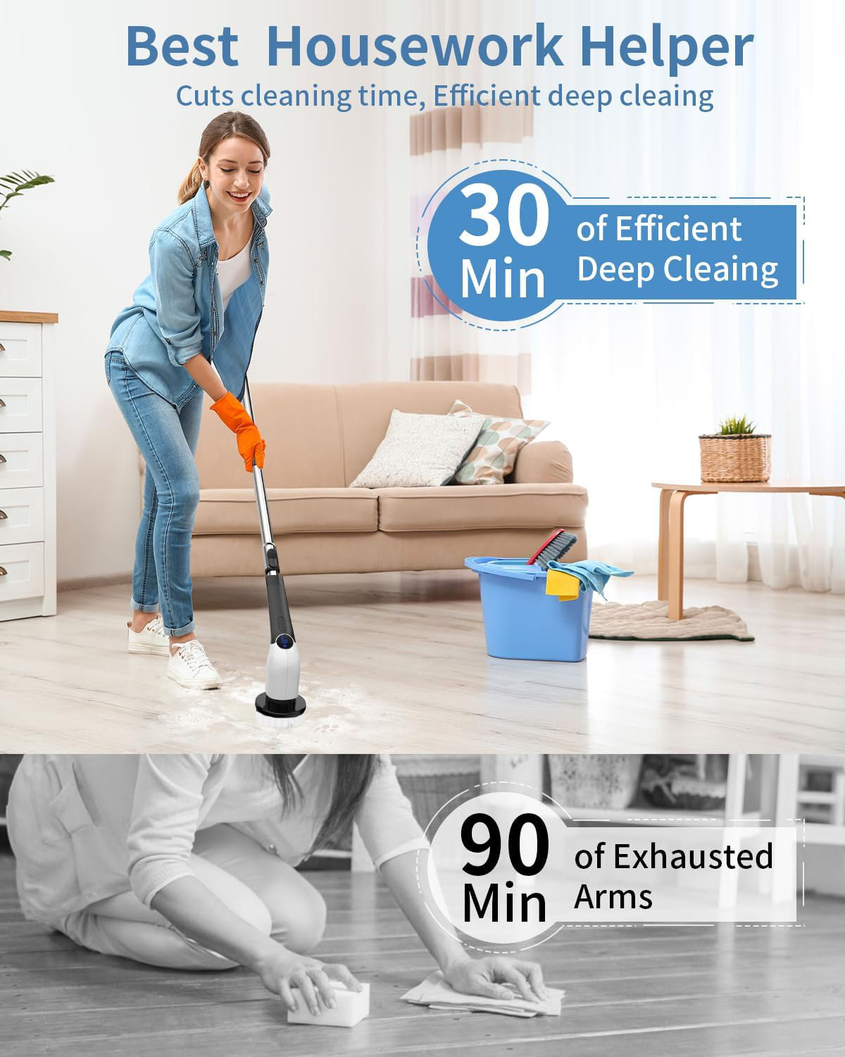 GLOBAL GIRLS LLC Adjustable Sweepers with Replaceable Head | Wayfair