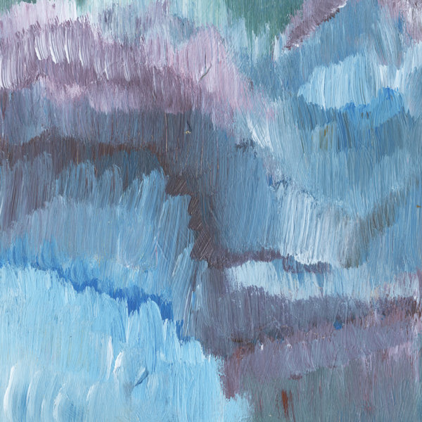 Metro Lane Lapis Impressions III by Lisa Choate - Wrapped Canvas Art ...