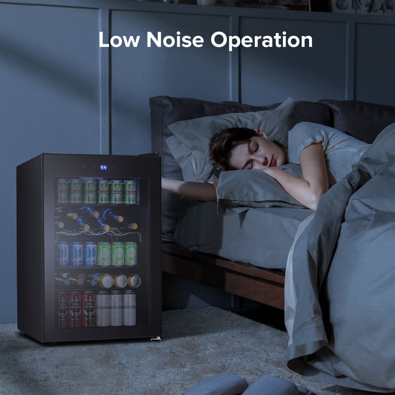 R.W.FLAME 4.5 Cubic Feet 145 Cans Freestanding Beverage Refrigerator ...