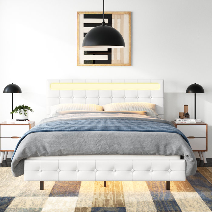 Wade Logan® Bocar Standard Platform Bed & Reviews | Wayfair
