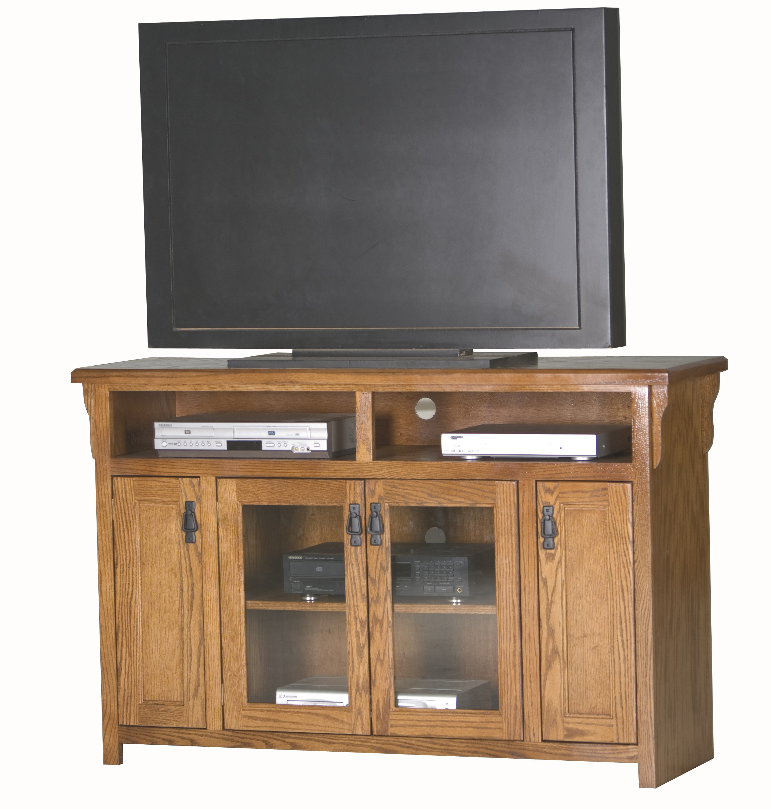 Millwood Pines Gus Solid Wood TV Stand for TVs up to 65" & Reviews ...
