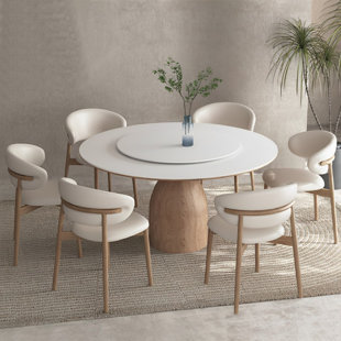 Round Seats 6 Kitchen & Dining Room Sets, Dining Table Sets You'll Love