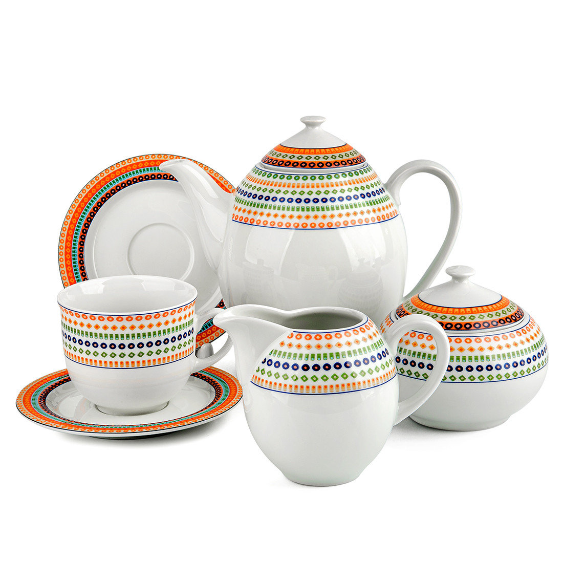 Thun 1794 A.s. 40.58oz. Geometric Teapot Set For 6 - Wayfair Canada