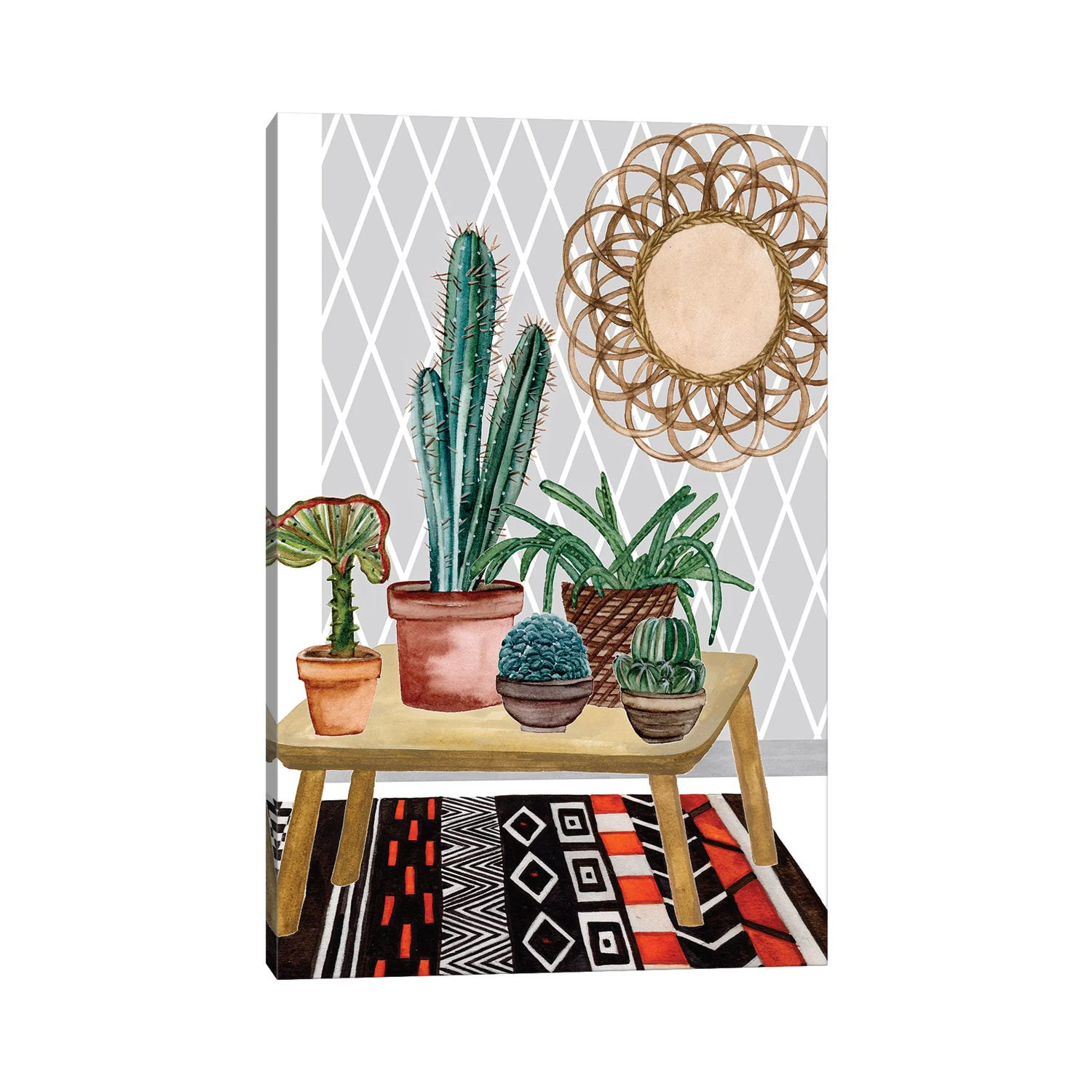 East Urban Home Desert Weavers IV by Melissa Wang - Wrapped Canvas ...