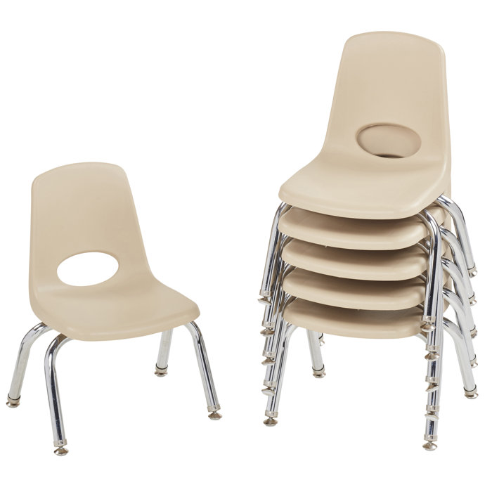 Factory Direct Partners Stacking Classroom Chair ( Set of 6 ) & Reviews ...