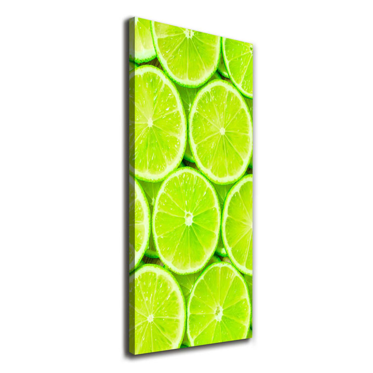 Brayden Studio Lime - Wrapped Canvas Print | Wayfair.co.uk