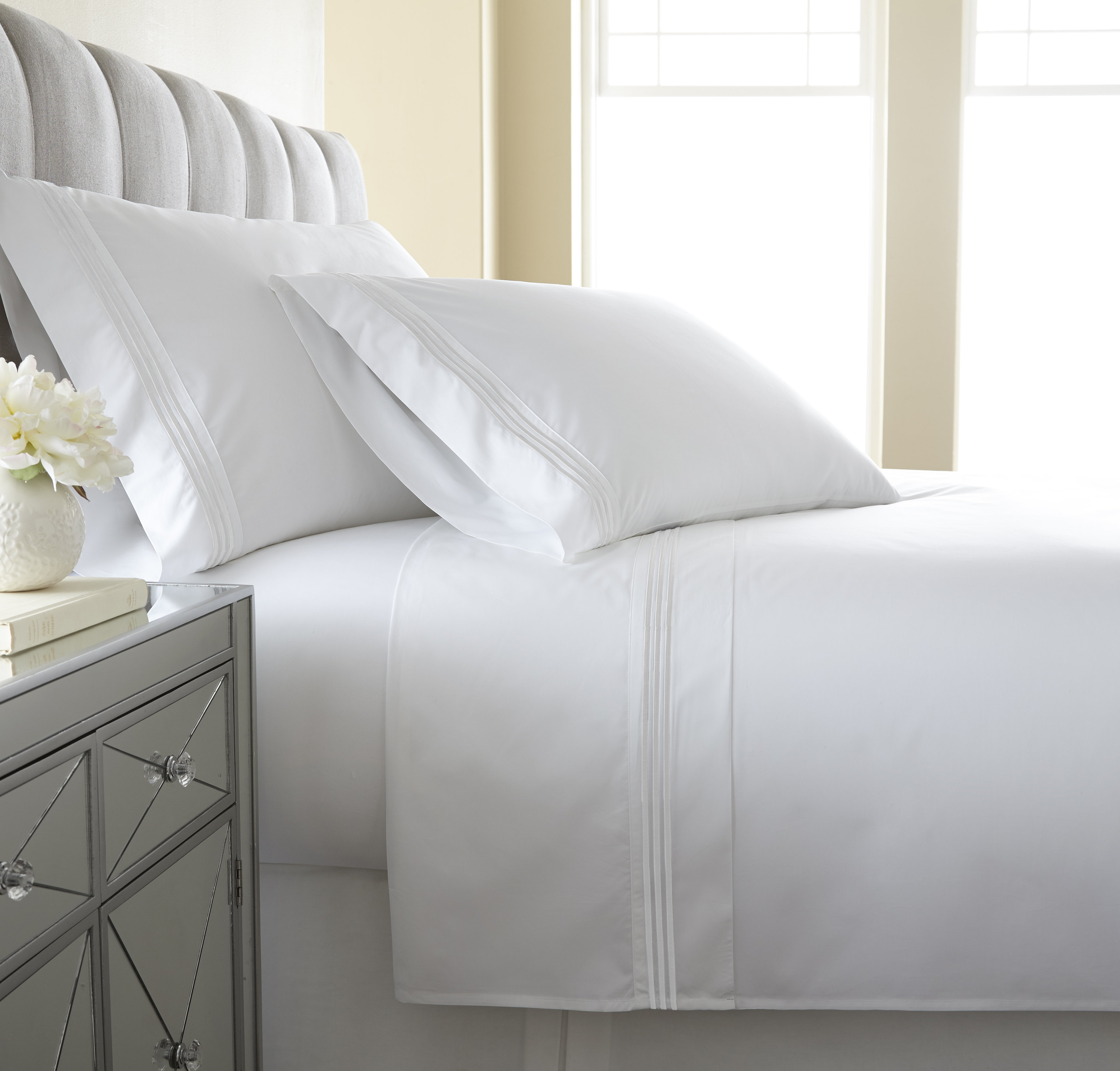 Austin Horn En'Vogue Charlotte Embroidered 300 Thread Count 100% Cotton ...
