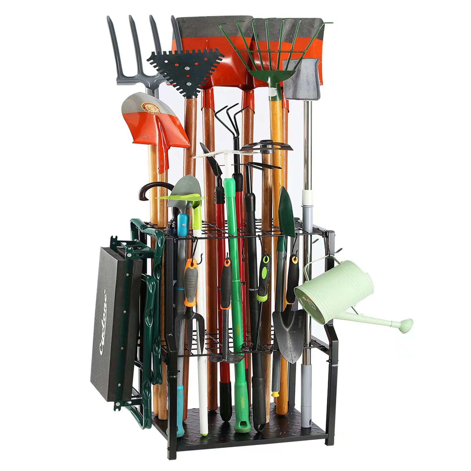 The Twillery Co.® Nederland Garden Tool Organizer For Garage Corner ...