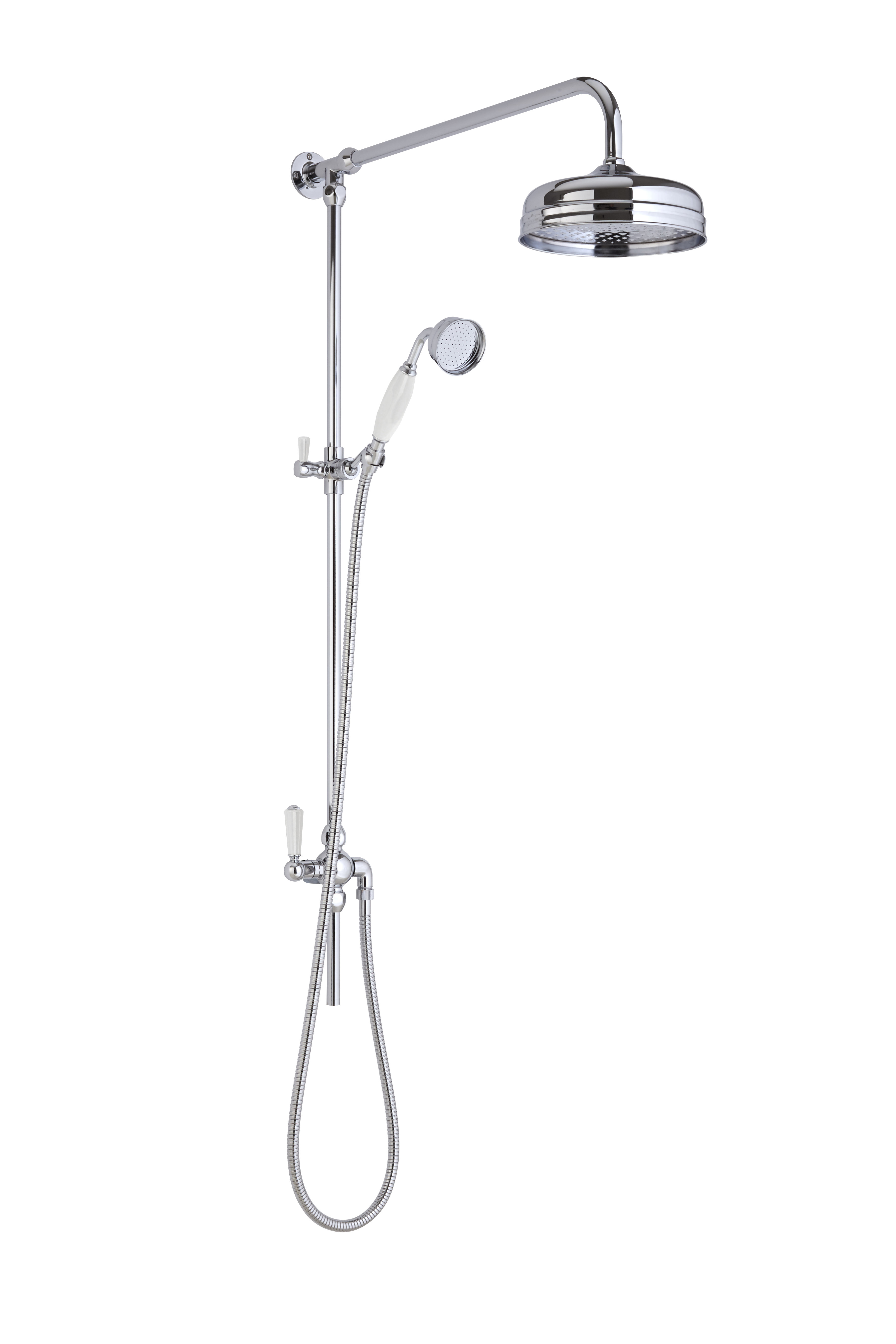Bayswater Bathrooms Grand Rigid Riser Kit Mixer Shower with Fixed ...