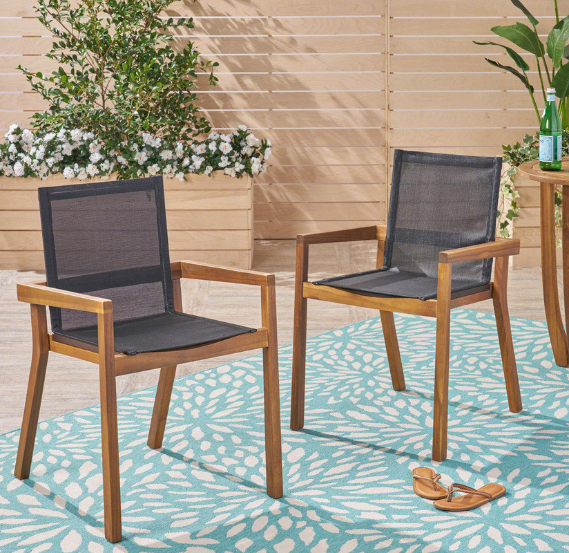 Hokku Designs Belfast Dining Chairs Set of 2 - Stylish Indoor Kitchen ...