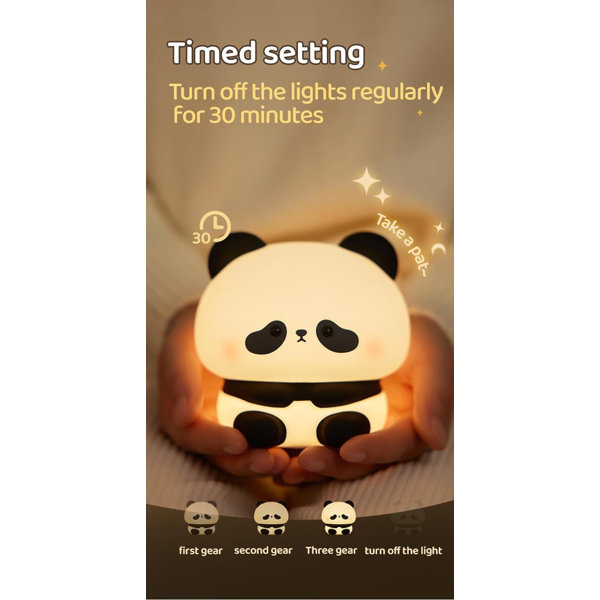 Rephen Cute Panda Night Light | Wayfair
