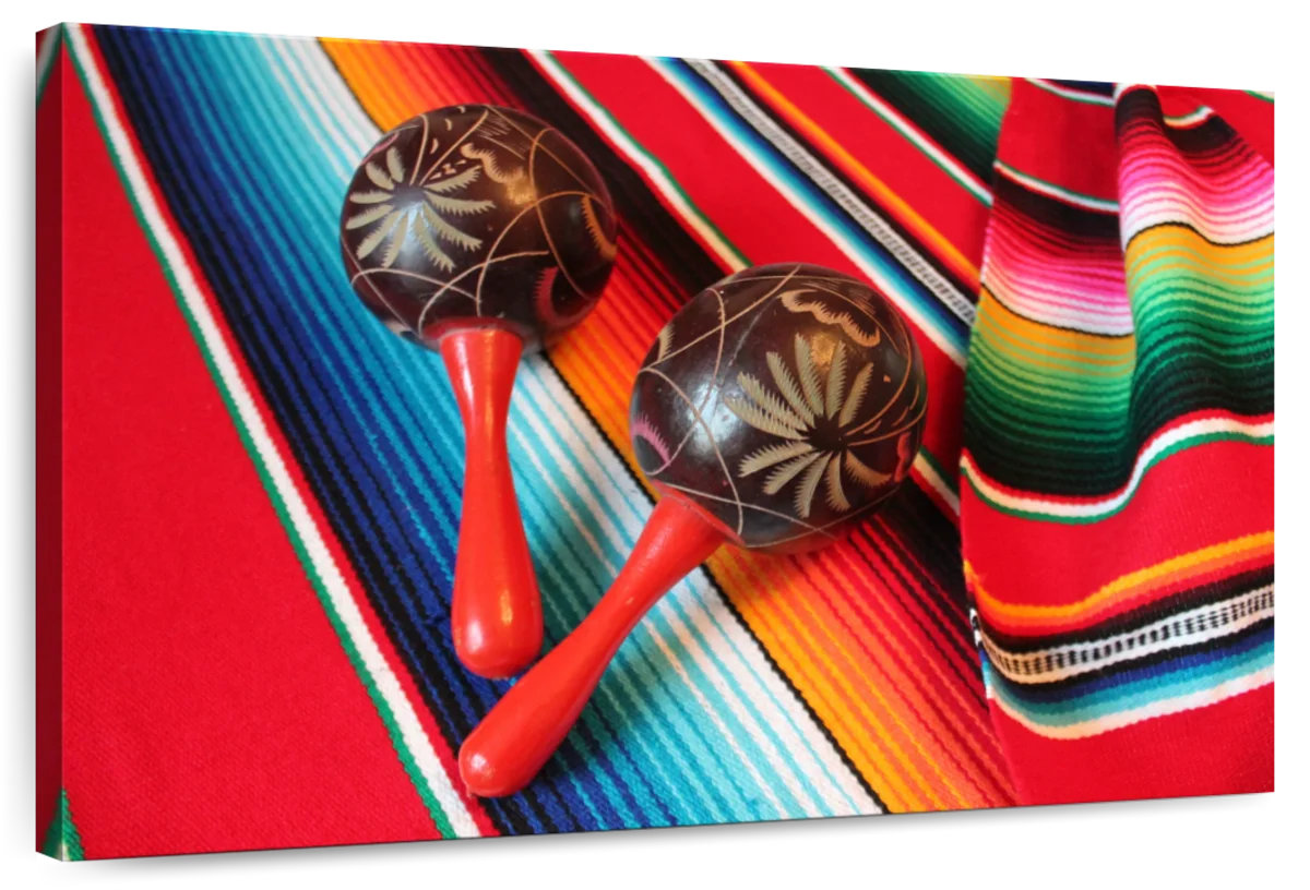 Elephant Stock Mexican Maracas On Poncho | Wayfair