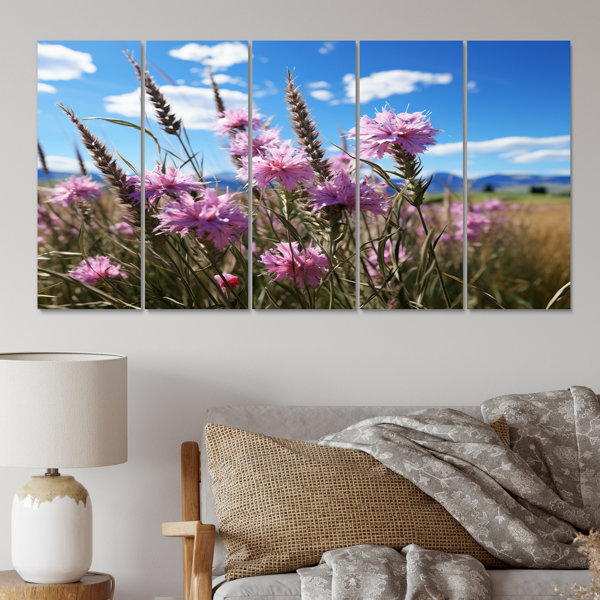 Latitude Run® Clouds Prairies Collages VI On Metal 5 Pieces Print ...