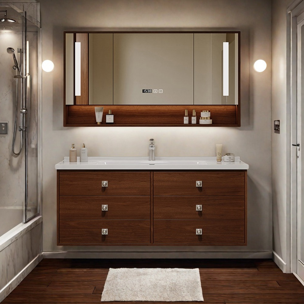 Backop American retro simple bathroom cabinet | Wayfair