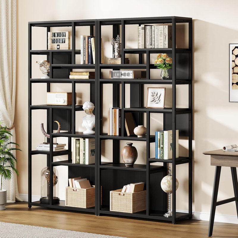 Ebern Designs 70.9 Inch Etagere Bookcase | Wayfair