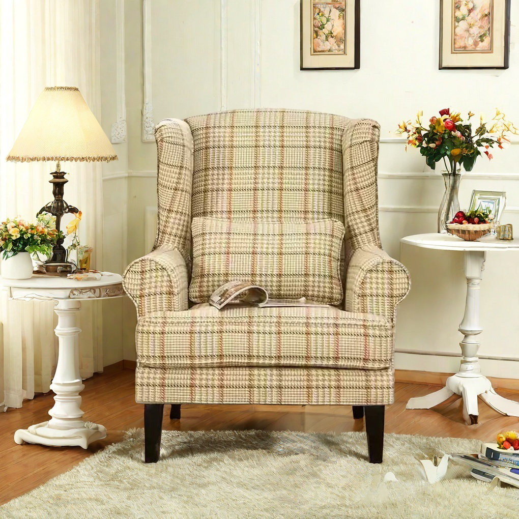 Axis Living Rustic Fabric High Back Single Chair - Wayfair Canada